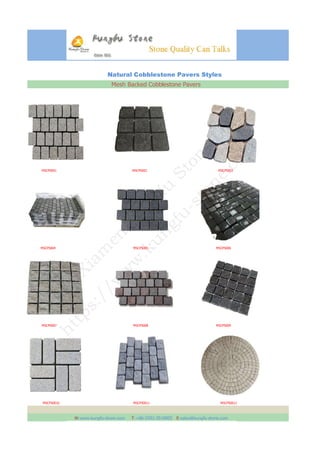 Paving cobblestone catalog | PDF