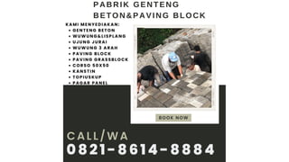 Paving Jalan dengan Desain Modern dan Fungsional | PPT