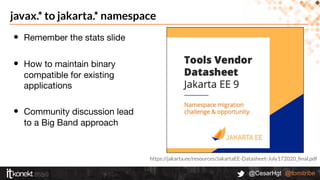 Paving the way with Jakarta EE and Apache TomEE - itkonekt 2020 | PPT