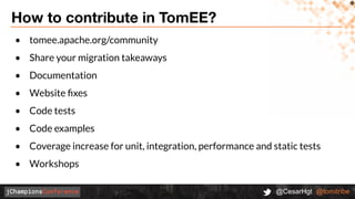 Paving the way with Jakarta EE and Apache TomEE - JCConf | PPT | Free Download
