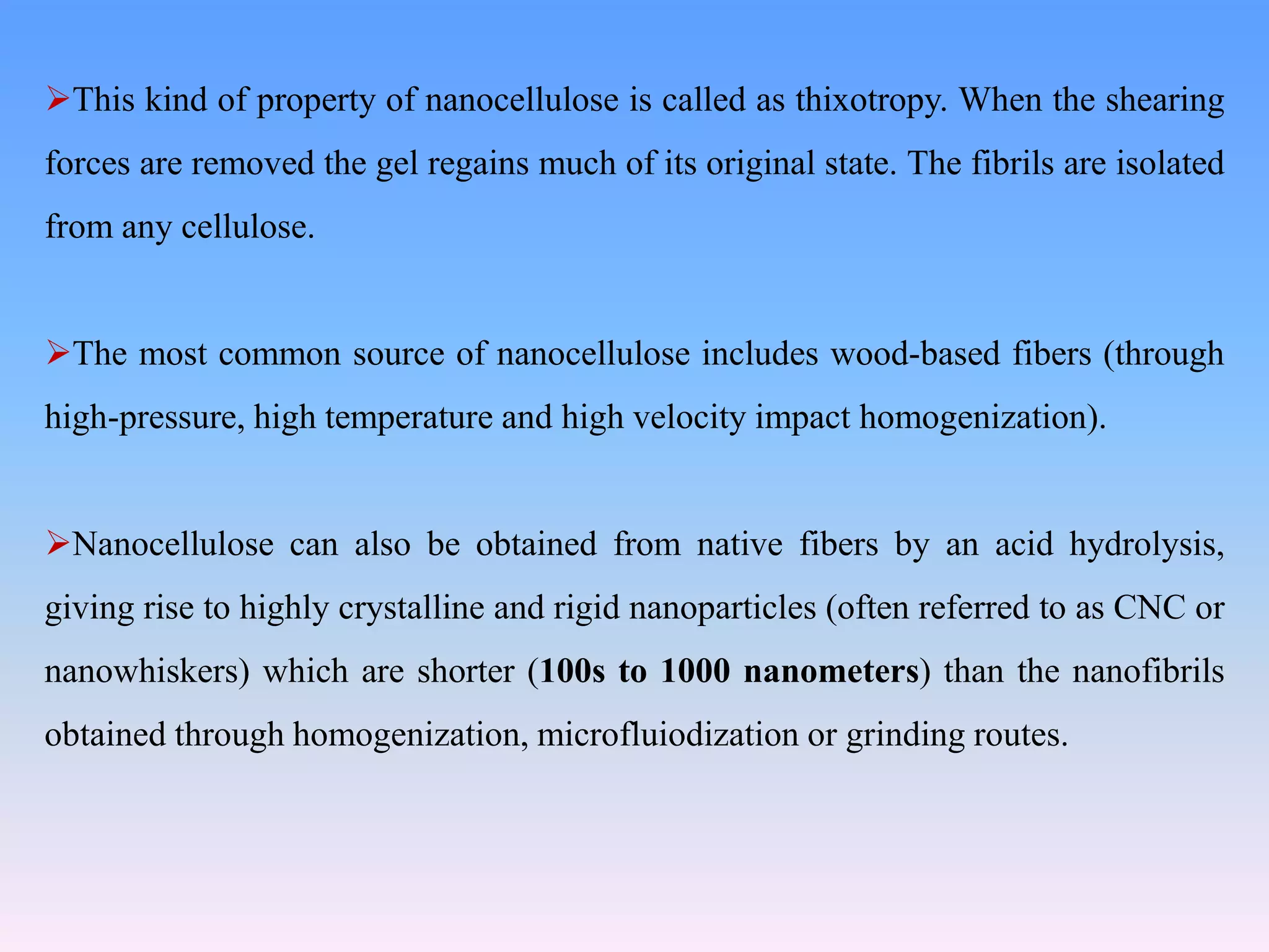 WOOD NANOCELLULOSE | PPTX
