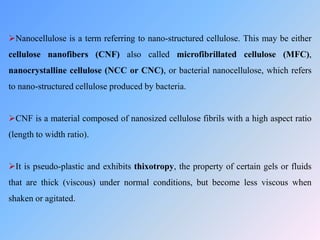WOOD NANOCELLULOSE | PPTX