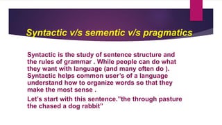 A comparative analysis of Syntactic ,semantic And behavioral Accounting theory | PPTX