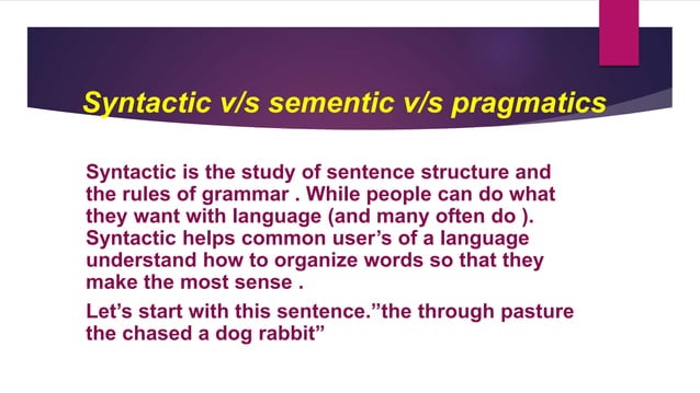 A comparative analysis of Syntactic ,semantic And behavioral Accounting theory | PPTX