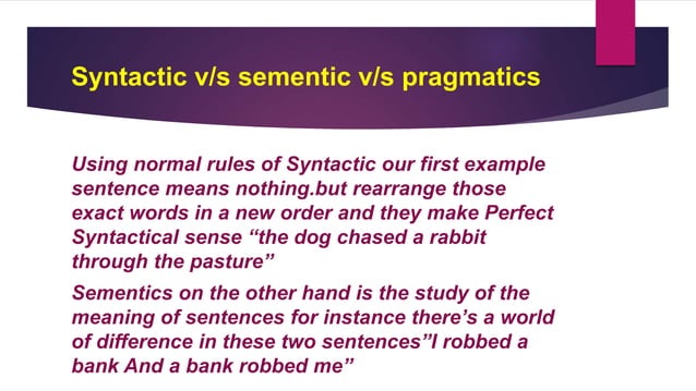 A comparative analysis of Syntactic ,semantic And behavioral Accounting theory | PPTX