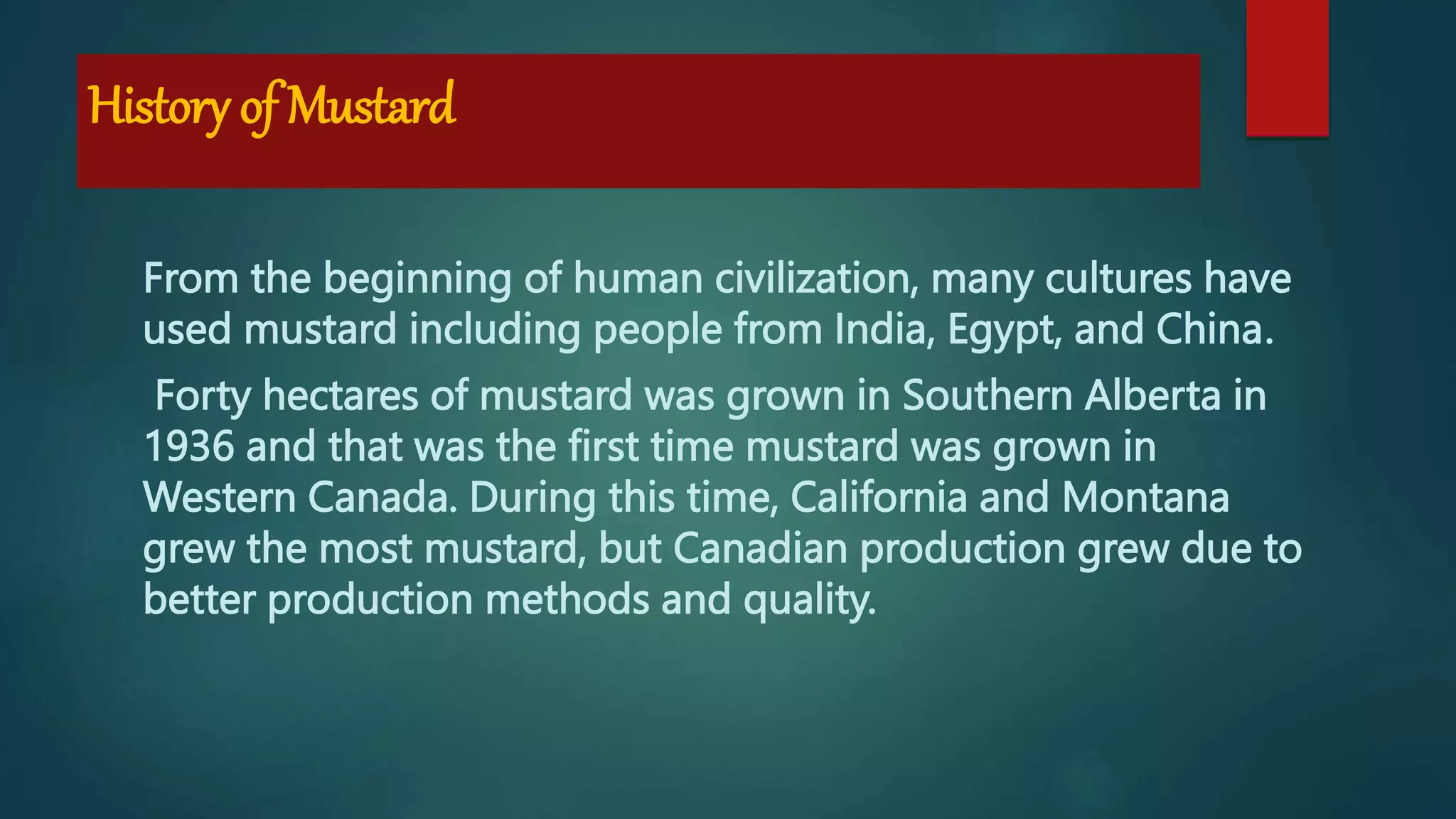 Mustard and oil | PPTX