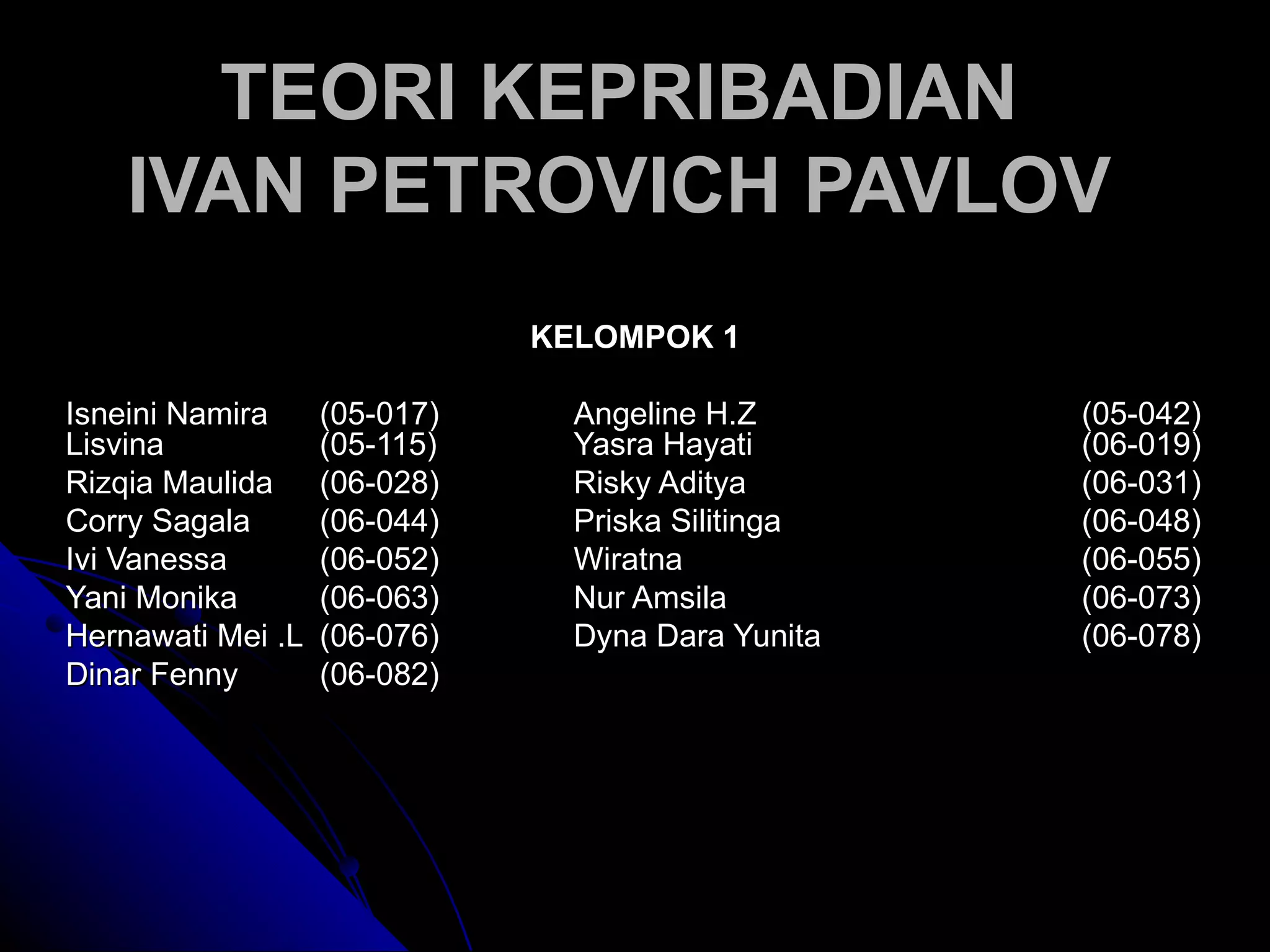 Ivan Pavlov | PPT