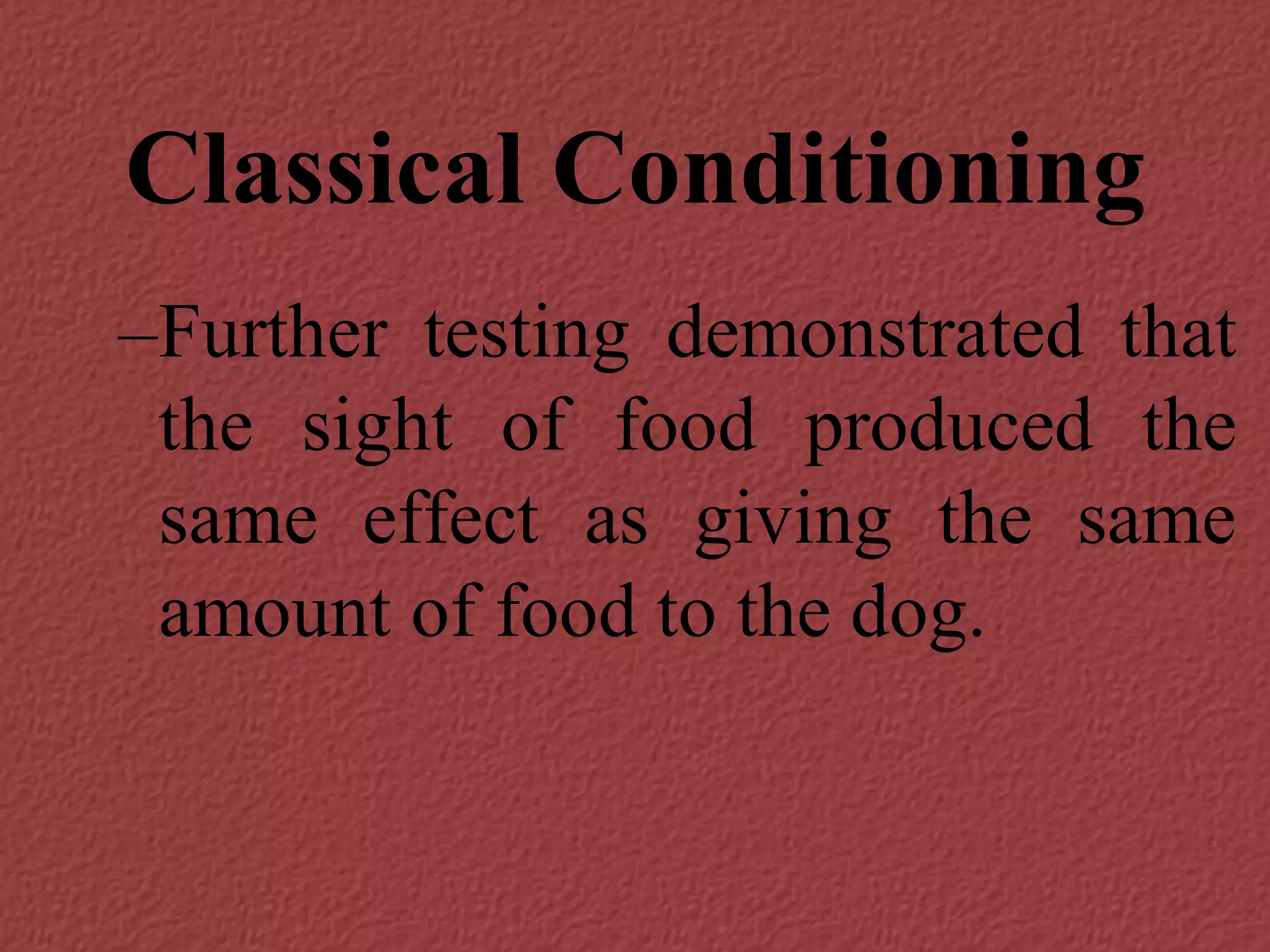 Pavlov Classical Conditioning Pdf