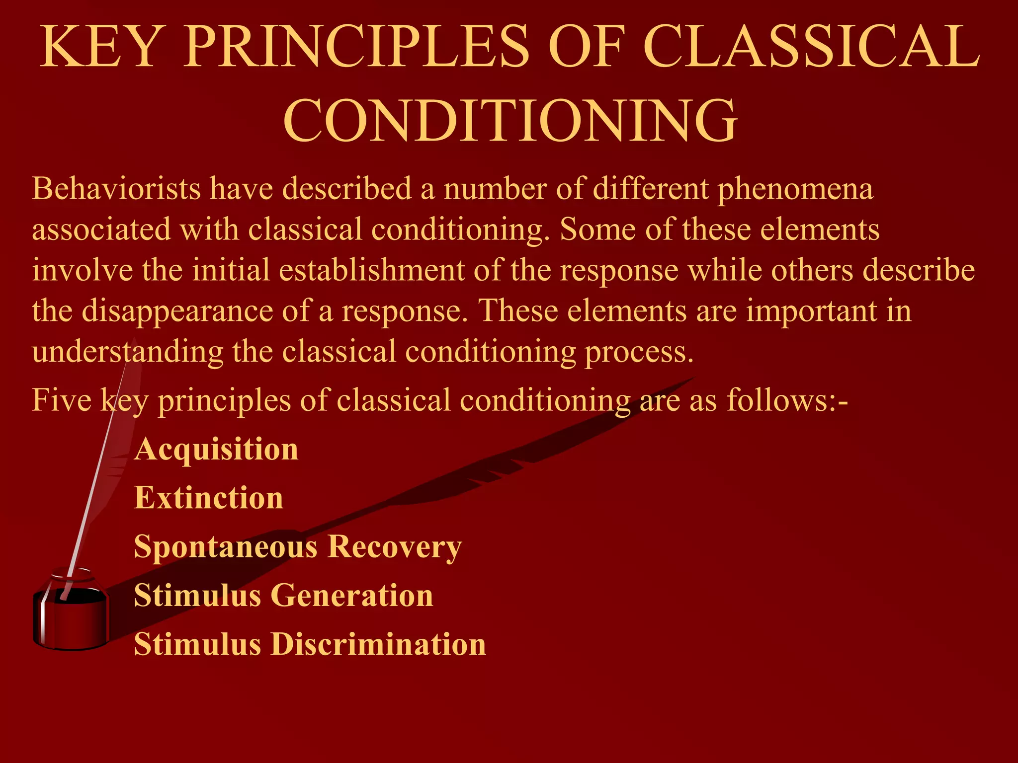 PAVLOV’S CLASSICAL CONDITIONING .pptx