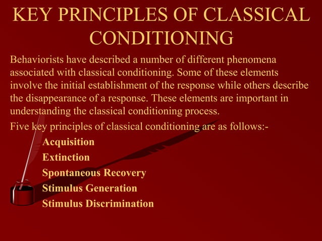 PAVLOV’S CLASSICAL CONDITIONING .pptx