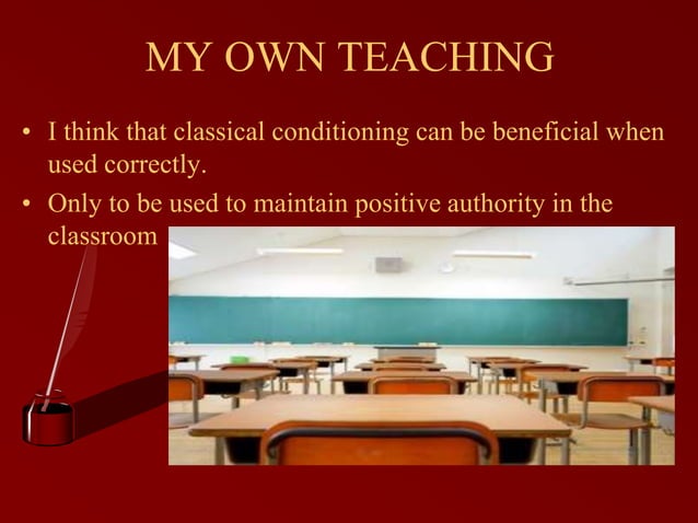 PAVLOV’S CLASSICAL CONDITIONING .pptx