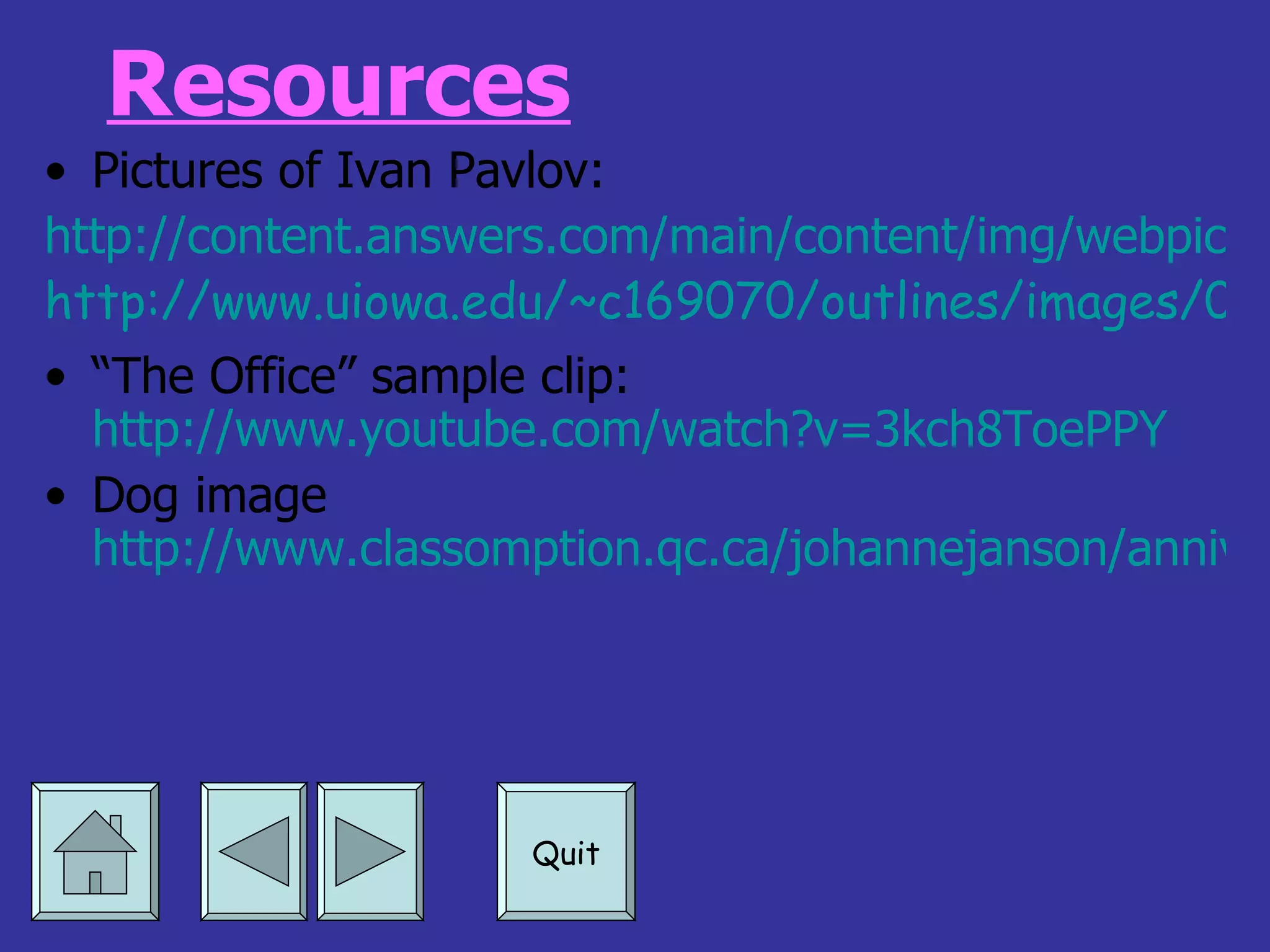 Pavlov's experience | PPT