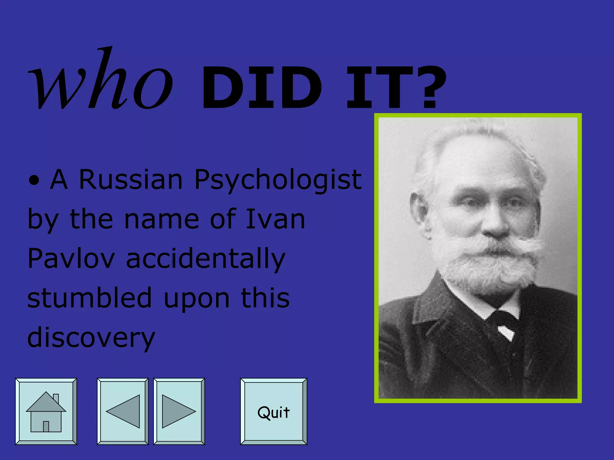 Pavlov's experience | PPT