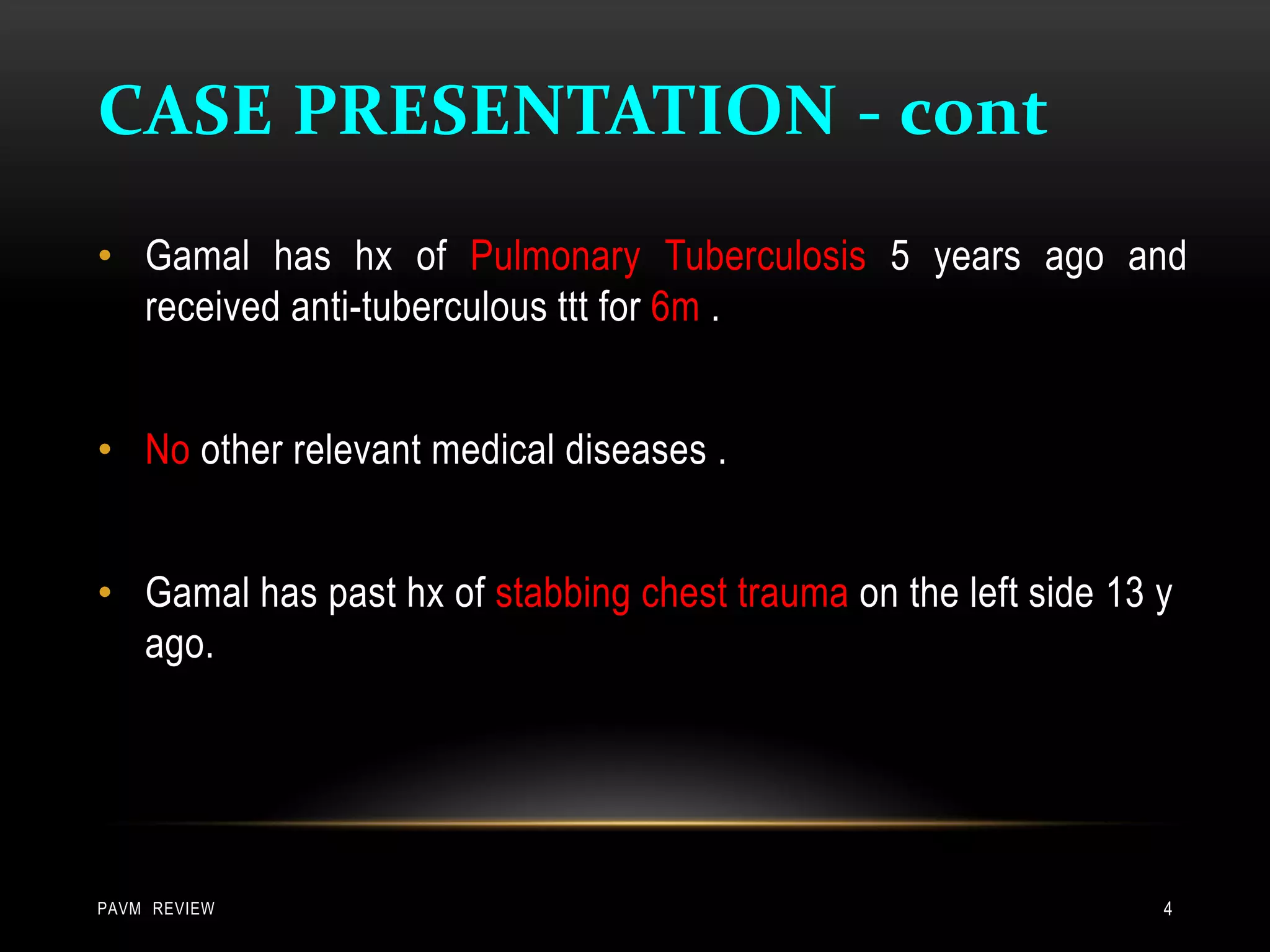 Pavm a state of the art review . case presentation | PDF