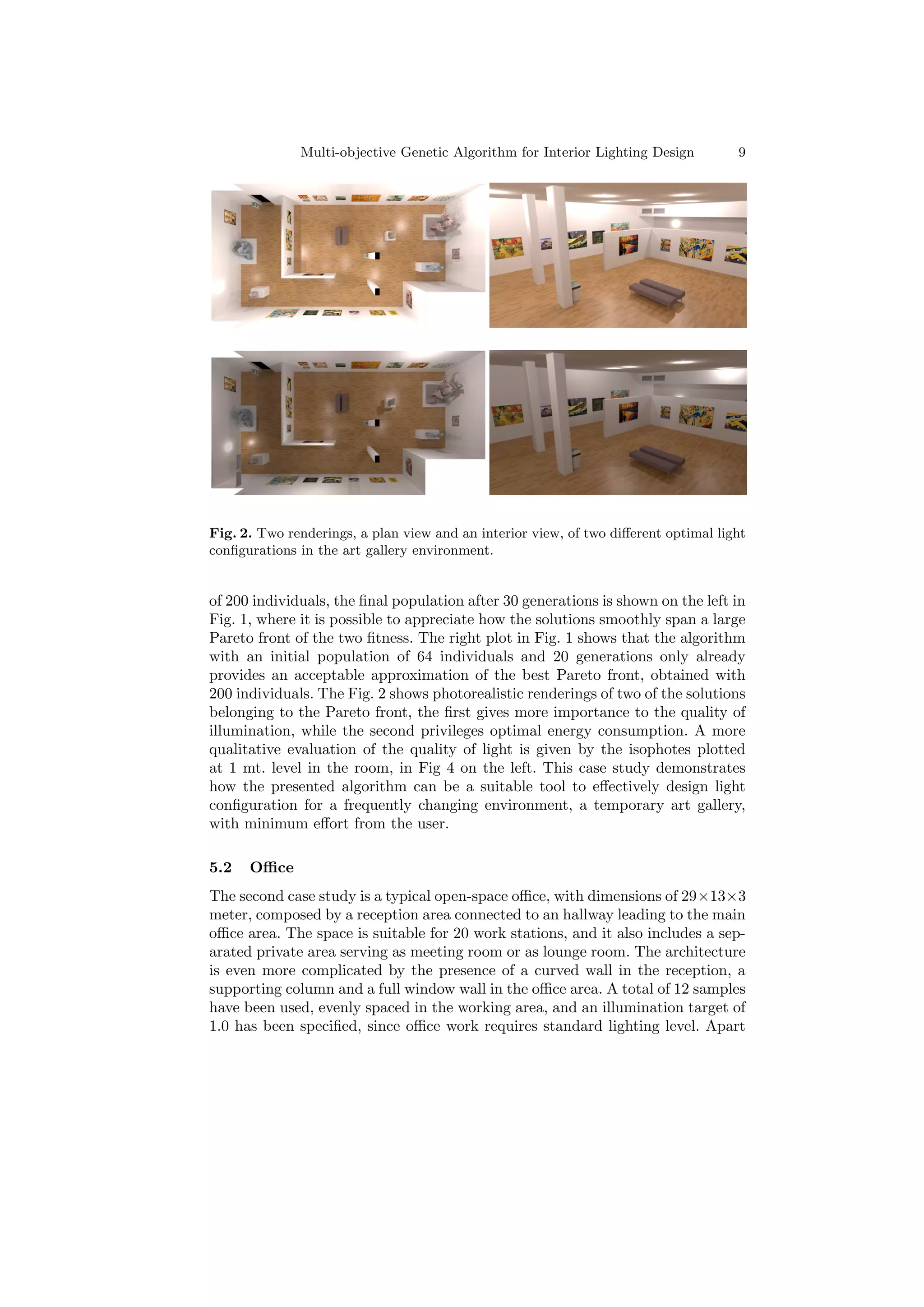 Multi-objective Genetic Algorithm for Interior Lighting Design | PDF | Interior Decorating ...