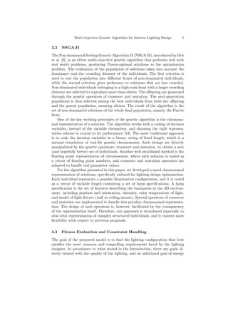 Multi-objective Genetic Algorithm for Interior Lighting Design | PDF ...