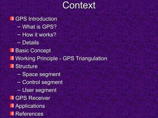 GPS | PPT