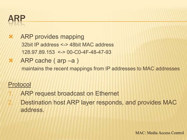 IP/MAC Addressing | PPTX