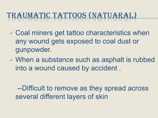 Tatto Marks (Forensic Medicine) by Dr. Pawan | PPT