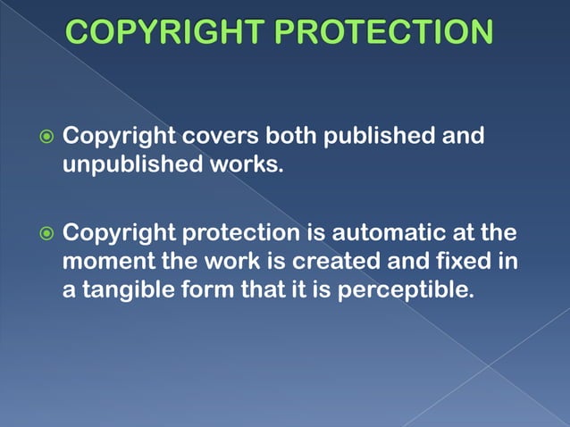 copyright act with case study | PPTX