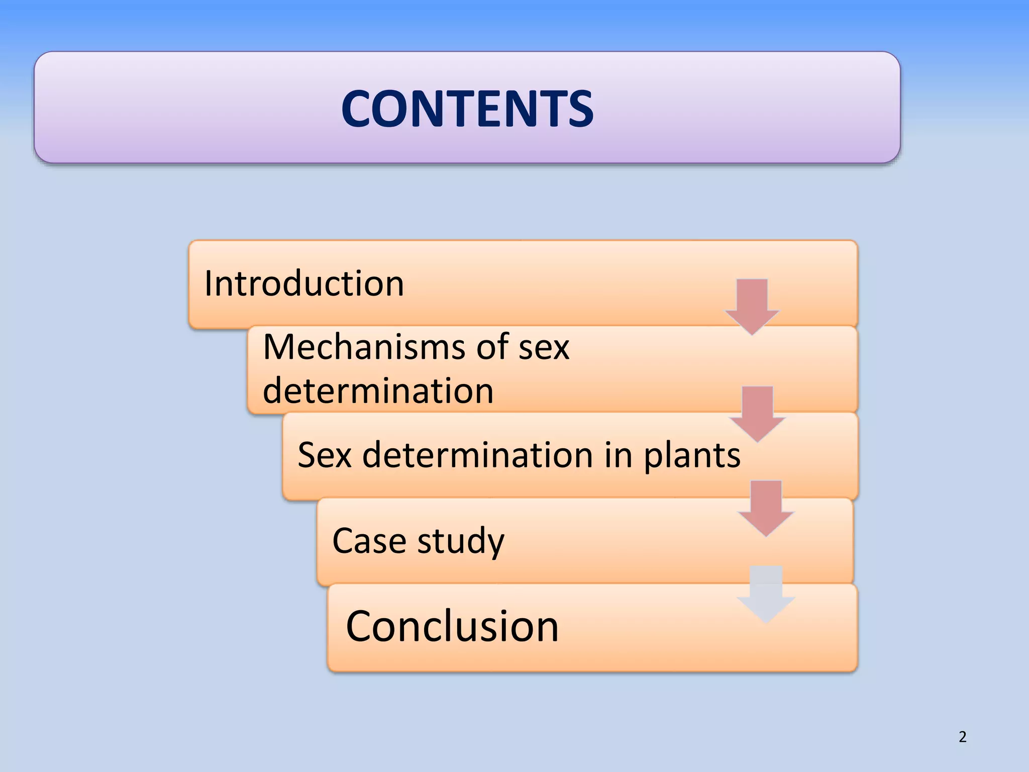 Sex Determination In Plants Pptx