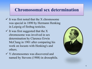 Sex determination in plants | PPTX