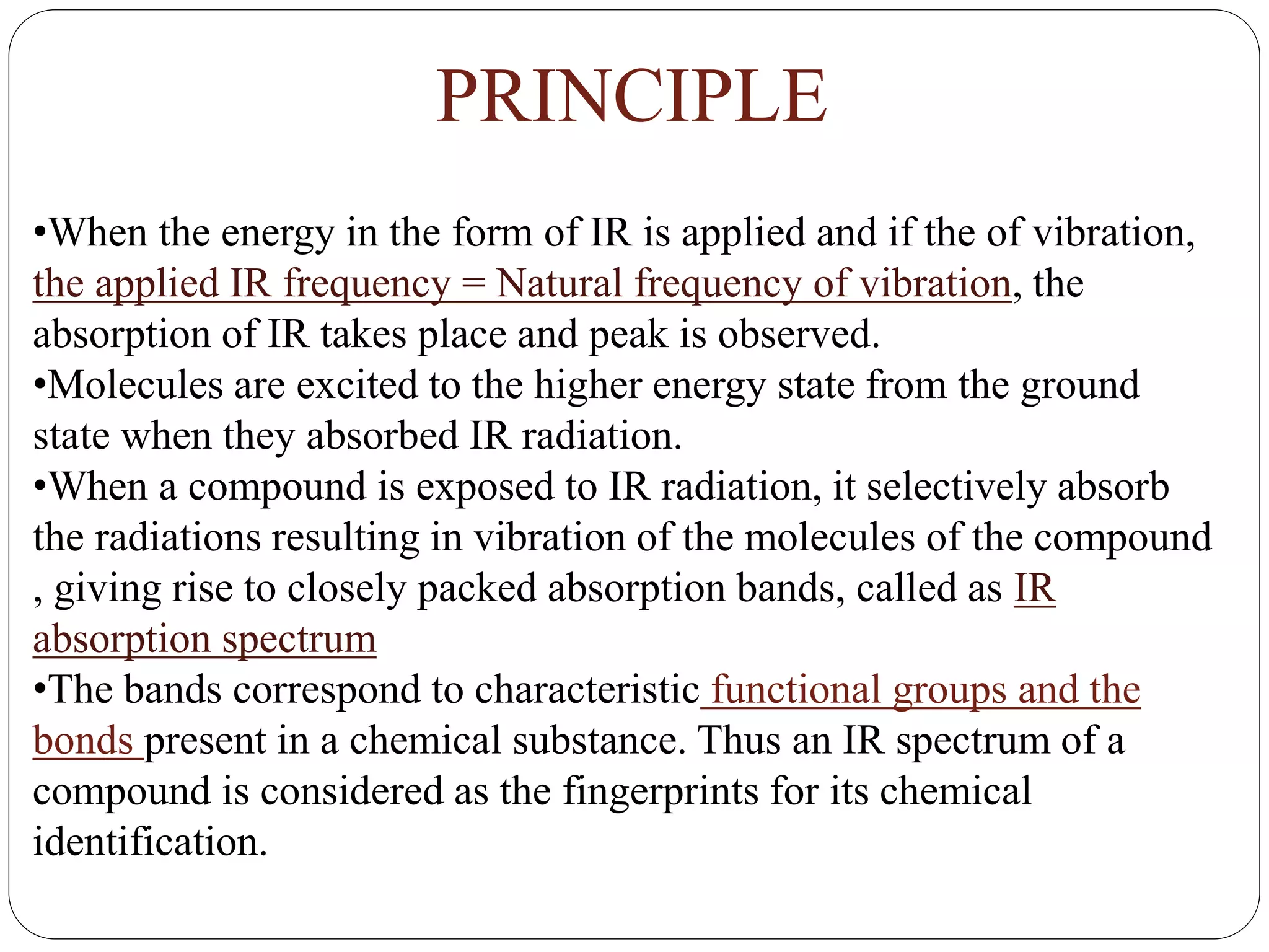 IR spectroscopy | PPTX | Chemistry | Science
