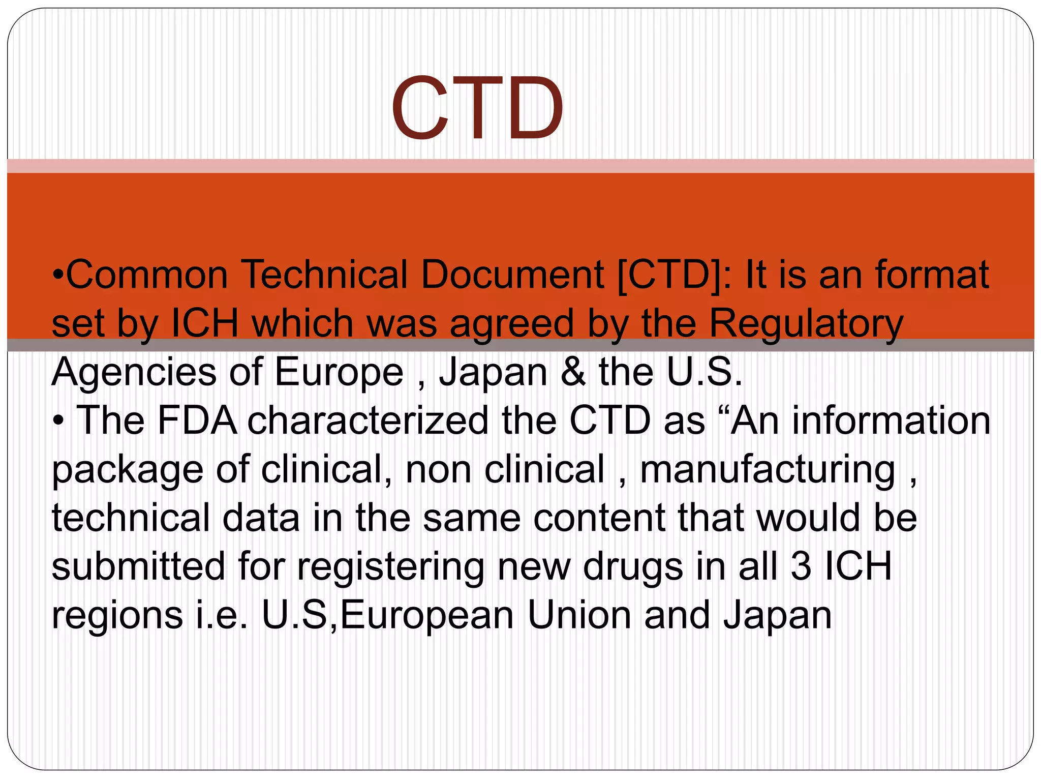 CTD and eCTD | PPTX | Desktop Publishing | Computer Software and ...