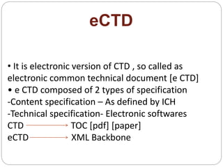 CTD and eCTD | PPTX | Desktop Publishing | Computer Software and ...
