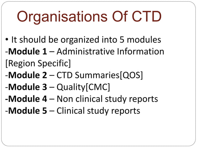 CTD and eCTD | PPTX | Desktop Publishing | Computer Software and ...