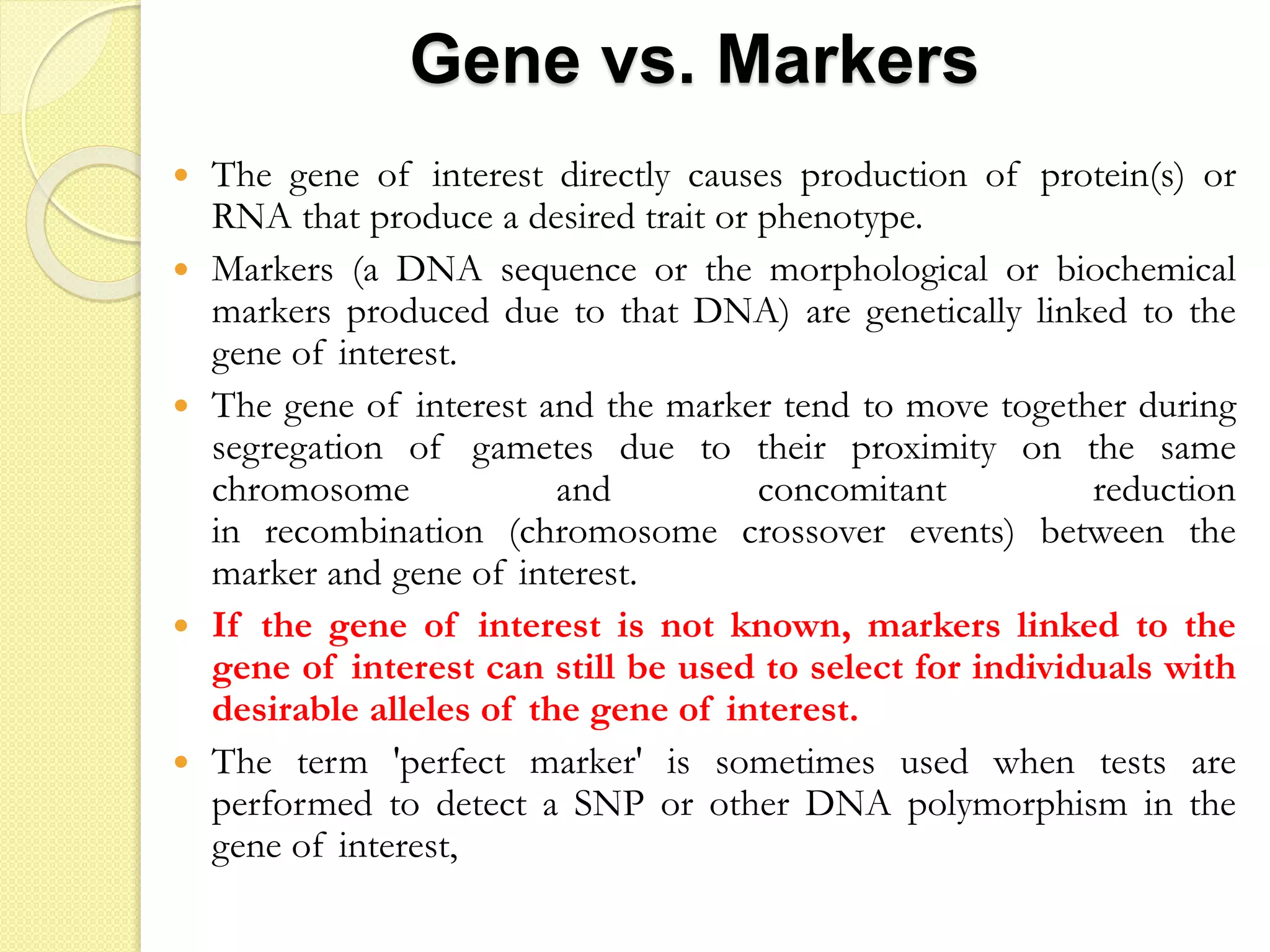 Marker Assisted Selection in Crop Breeding | PPTX