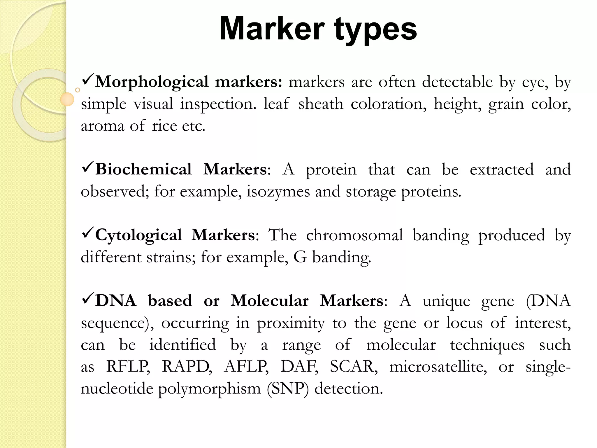 Marker Assisted Selection in Crop Breeding | PPTX