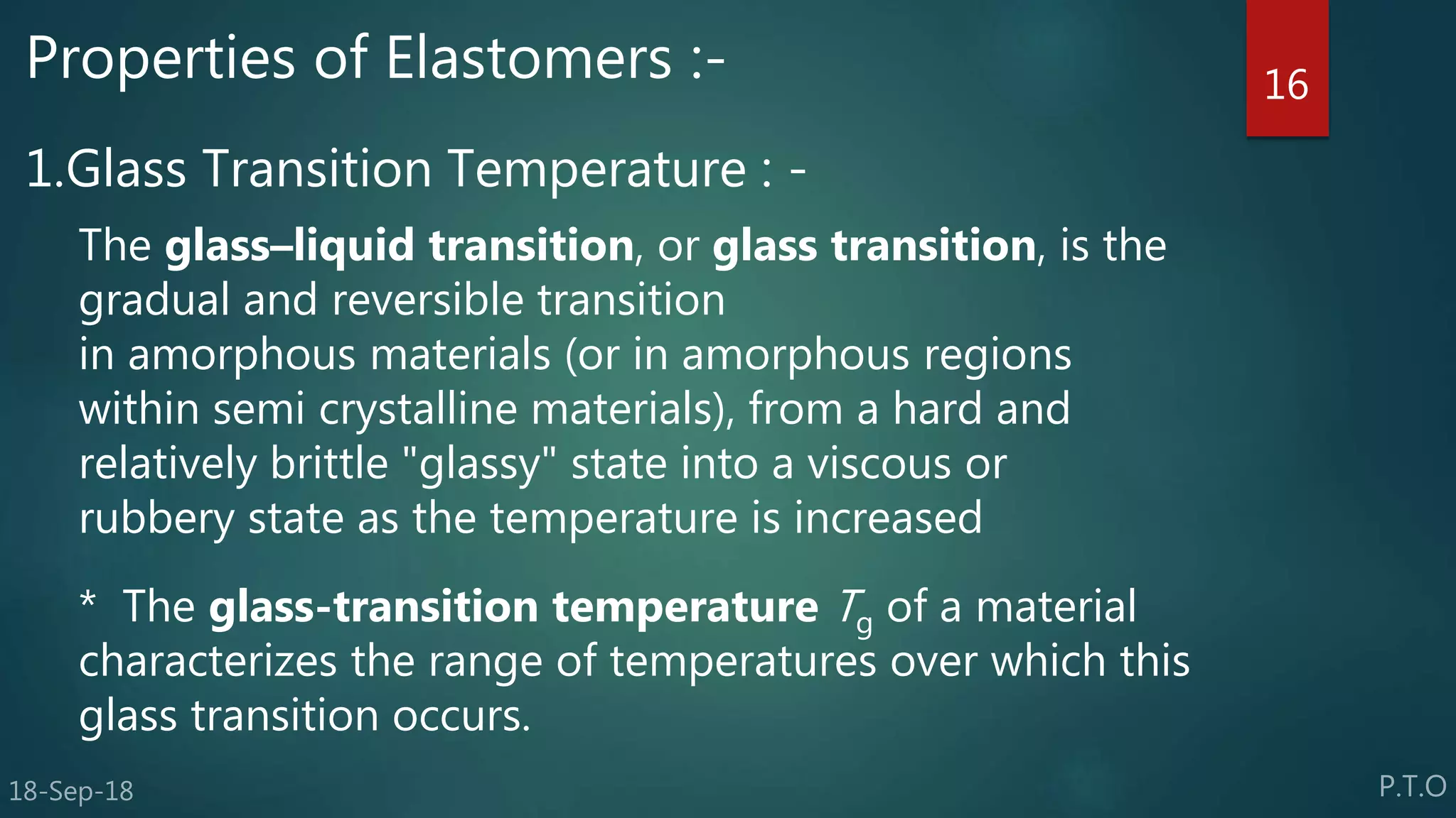 PPT ON ELASTOMERS | PPTX