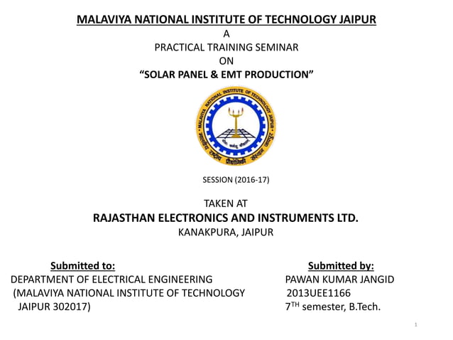 REIL training Power point presentation | PPT