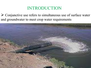 Conjunctive Use of Poor Quality Groundwater | PPTX