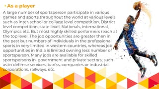 sports and career | PPTX