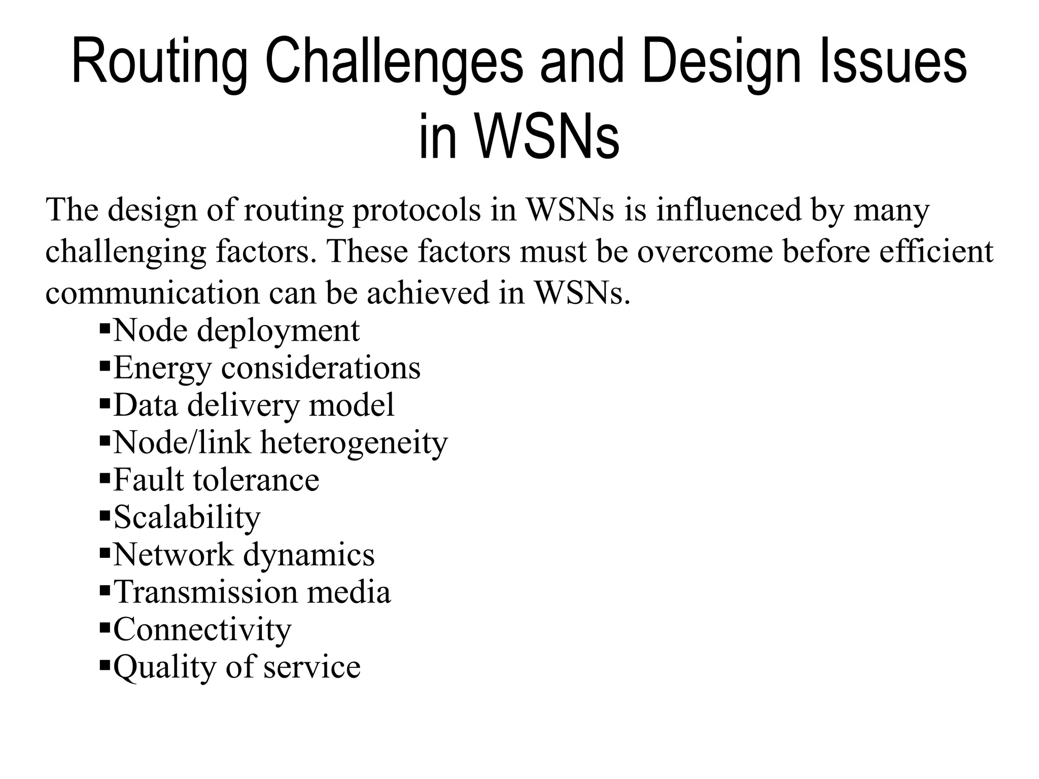 wsn routing protocol | PPTX