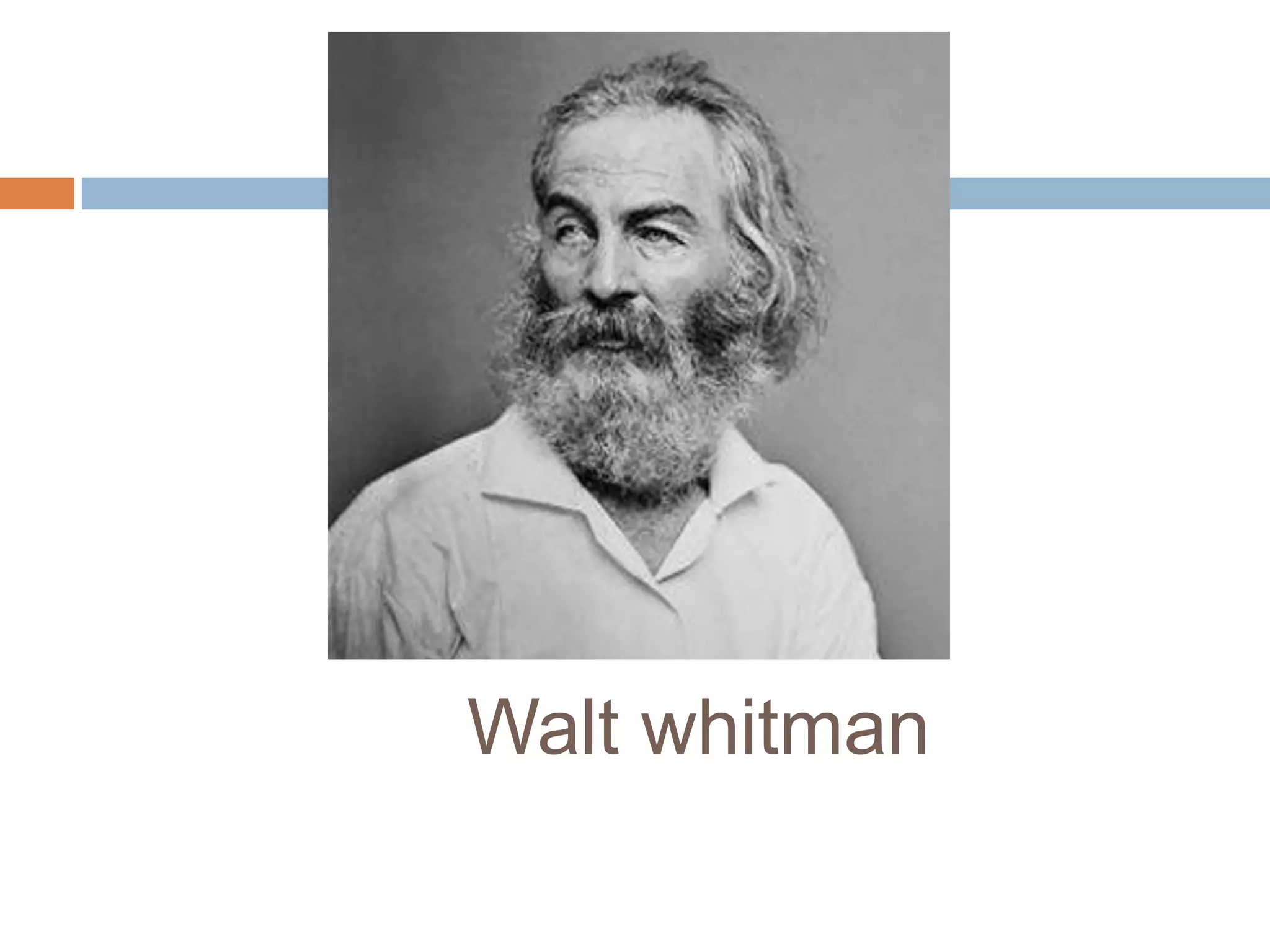 Walt Whitman | PPT