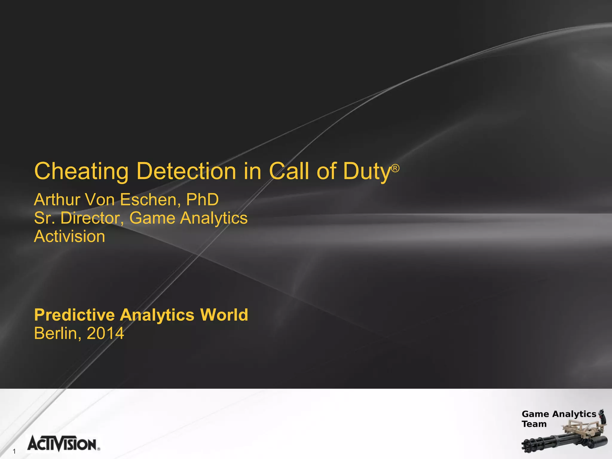 Cheating Detection in Call of Duty | PDF | Databases | Computer Software and Applications
