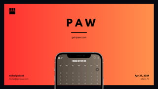 PAW deck for dog sitting application.pdf