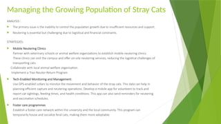 Paw Draft 1.pptx Problem of increasing stray cat in a college | PPT