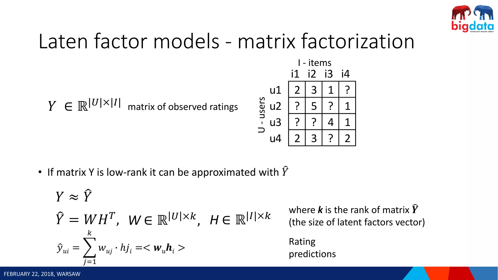 The Factorization Machines algorithm for building recommendation system - Paweł Łagodziński, SAS ...