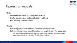 The Factorization Machines algorithm for building recommendation system - Paweł Łagodziński, SAS ...