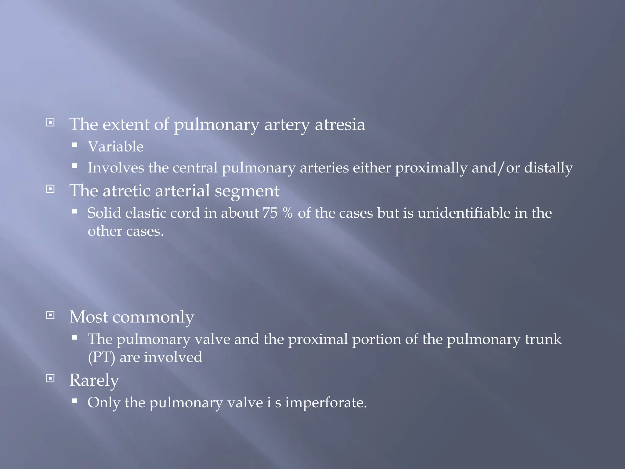 Pulmonary atresia with ventricular septal defect | PPTX
