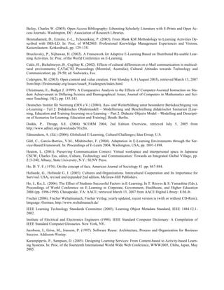 Context and Culture Metadata – A tool for the internationalization of e-Learning (Pawlowski ...