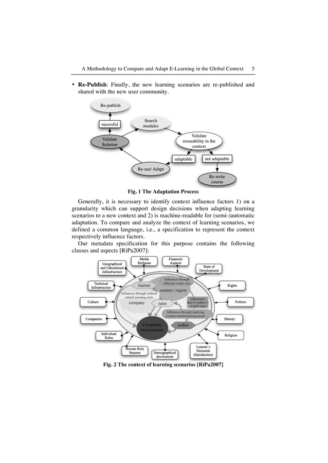 A Methodology to Compare and Adapt E-Learning in the Global Context ...