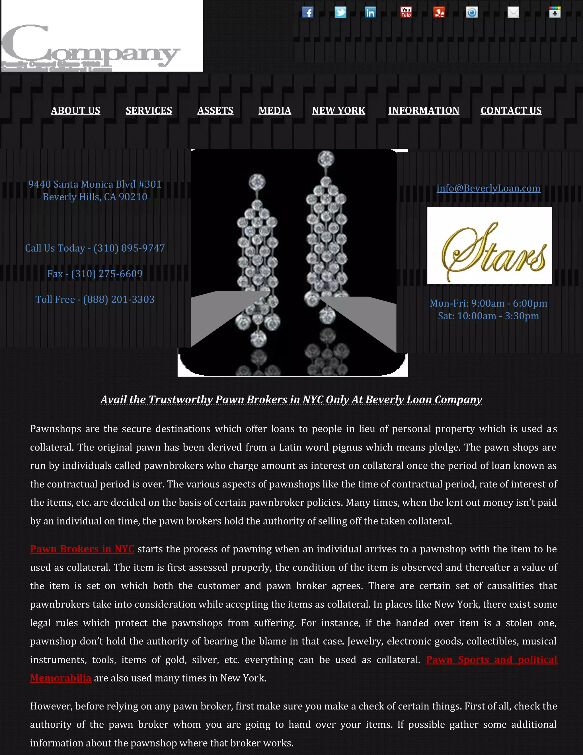 Pawn brokers in nyc | PDF