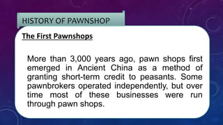 Pawnshop Chapter 7 | PPTX | Interest Rates | Economy