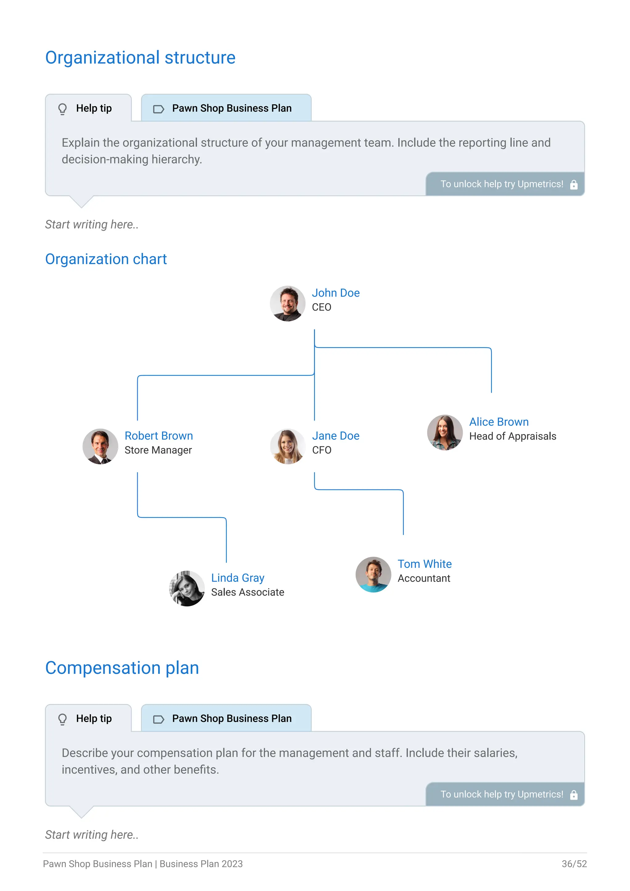 pawn shop business plan example template | PDF