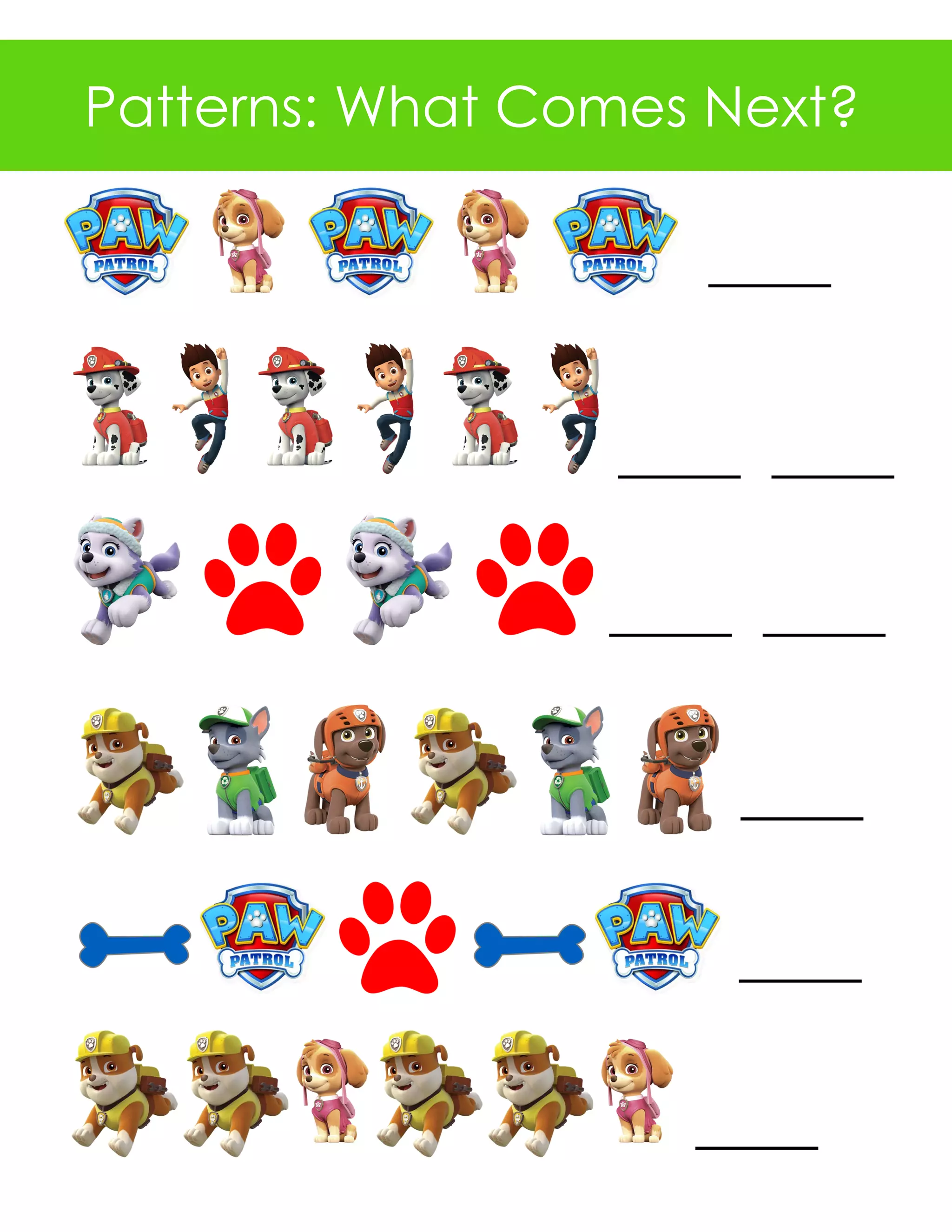 Paw Patrol Storytime at Home | PDF